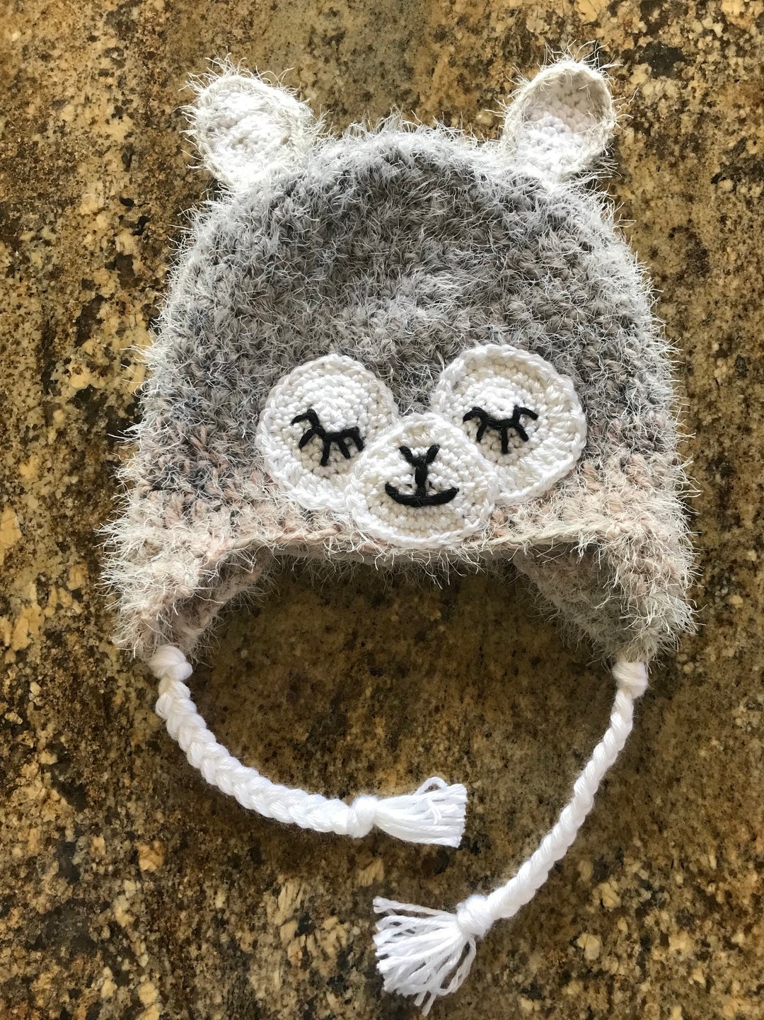 Llama Beanie Crochet Animal Beanie Fuzzy Fall and Winter Beanie - Etsy