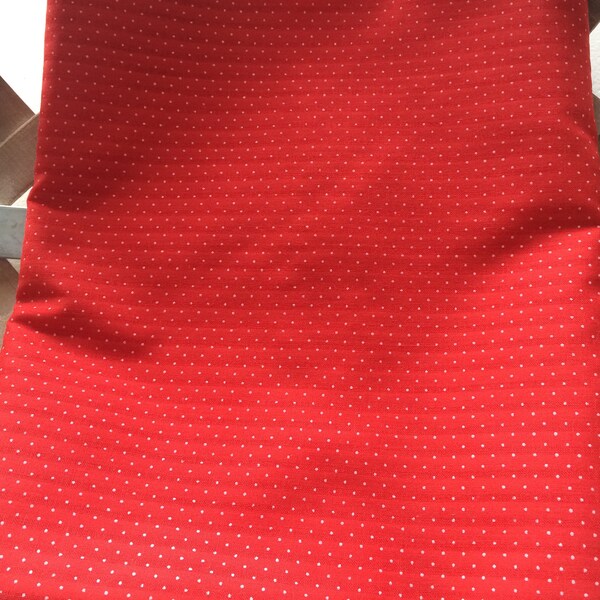 Red Dot Fabric - Etsy