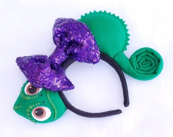 Pascal Tangled Rapunzel Dressup Dress Inspired Mouse Ears - Etsy