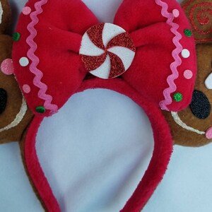 Mickey & Minnie Gingerbread Inspired Ears - Etsy