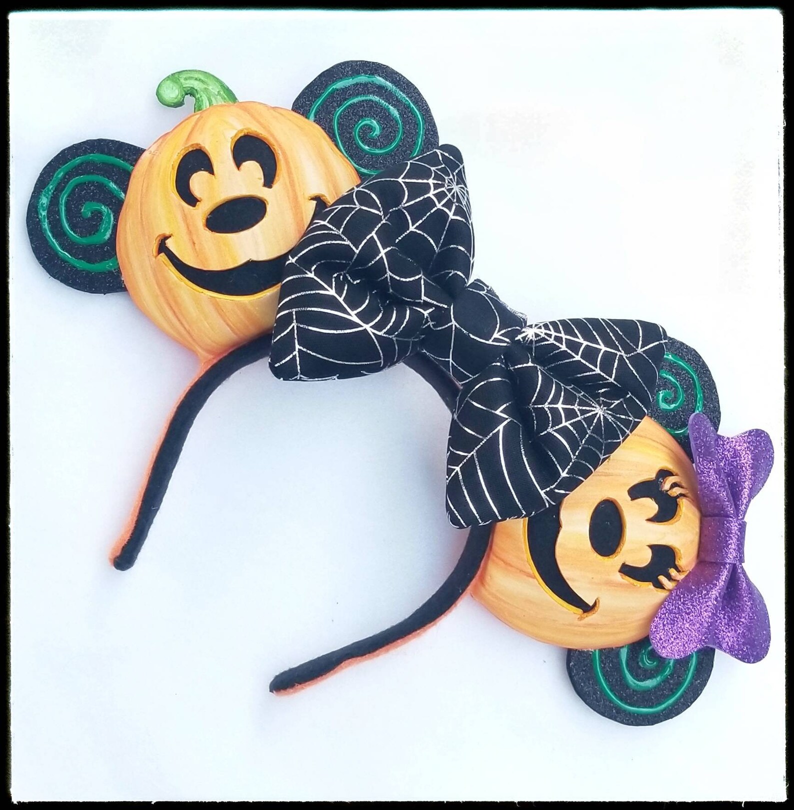 Mickey & Minnie Halloween Time Pumpkin Ears - Etsy
