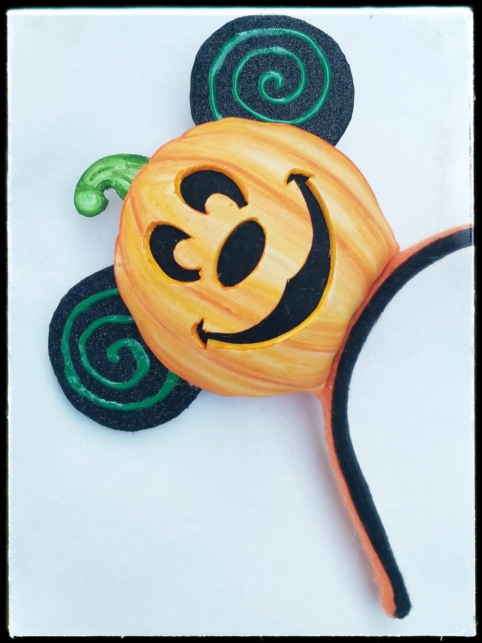 Mickey & Minnie Halloween Time Pumpkin Ears - Etsy