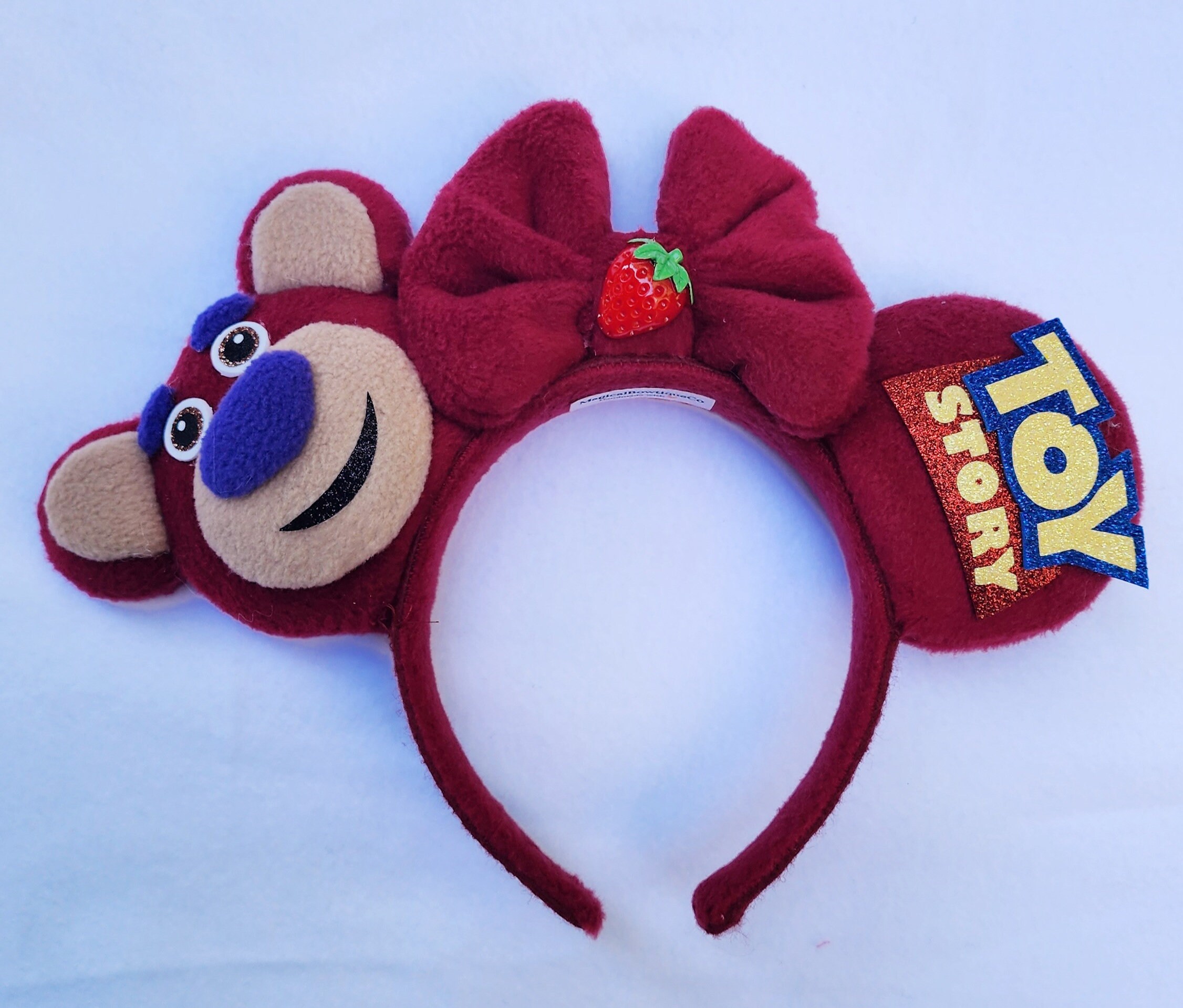 Lotso Huggin Bear Burgundy Magical Inspired Ears! - Etsy