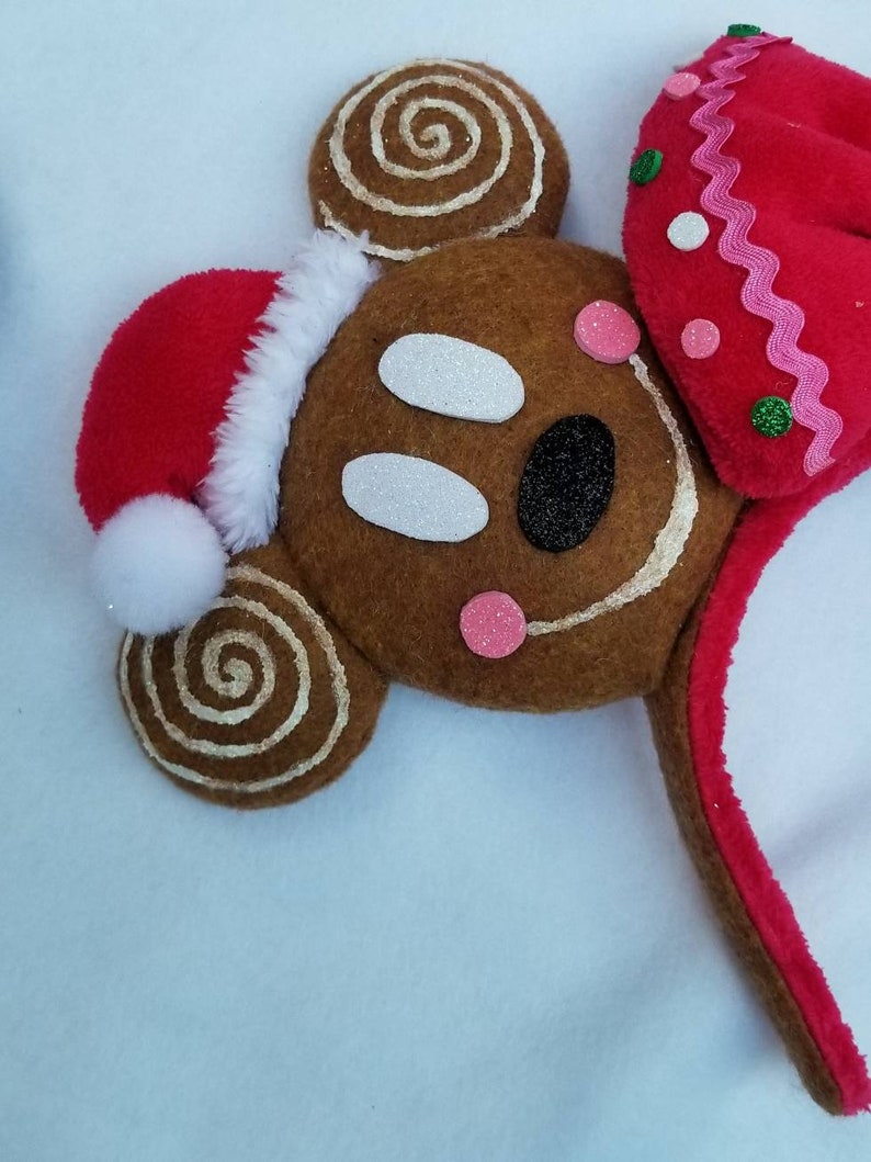 Mickey & Minnie Gingerbread Inspired Ears - Etsy