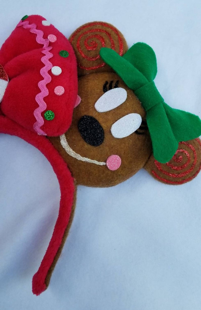 Mickey & Minnie Gingerbread Inspired Ears - Etsy