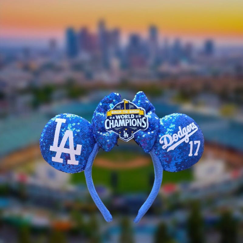 La Dodgers Mickey and Minnie - Etsy