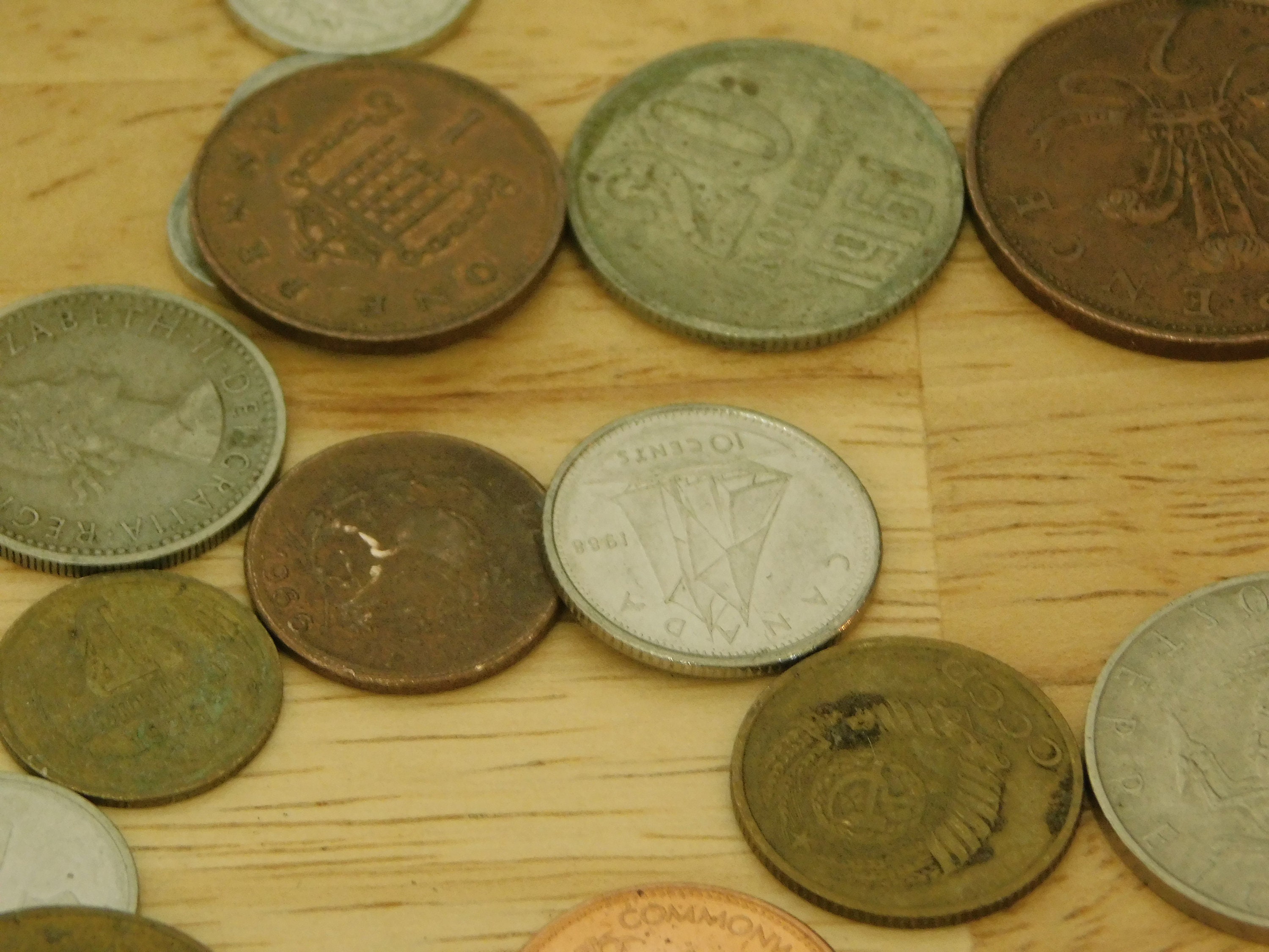 Mini Sack O' Coins. 12 Pc Bag world Coins Collector - Etsy