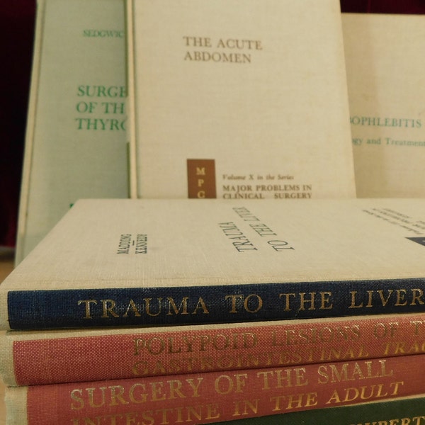 Vintage Medical Book - Etsy