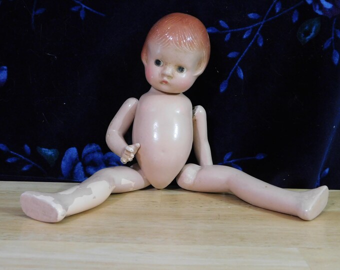 Vintage Effanbee Patsyette Patsy Doll, 8" Composition (composite Toy ...
