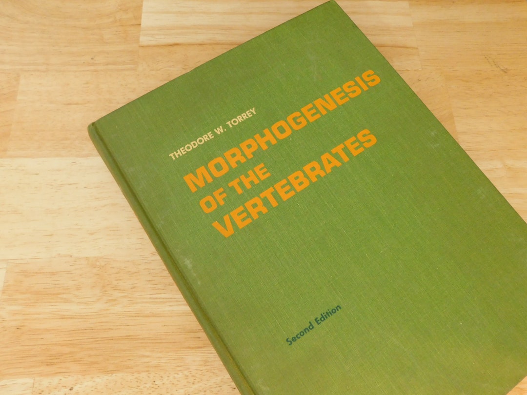 Morphogenesis of the Vertebrates Vintage Biology Text Book - Etsy