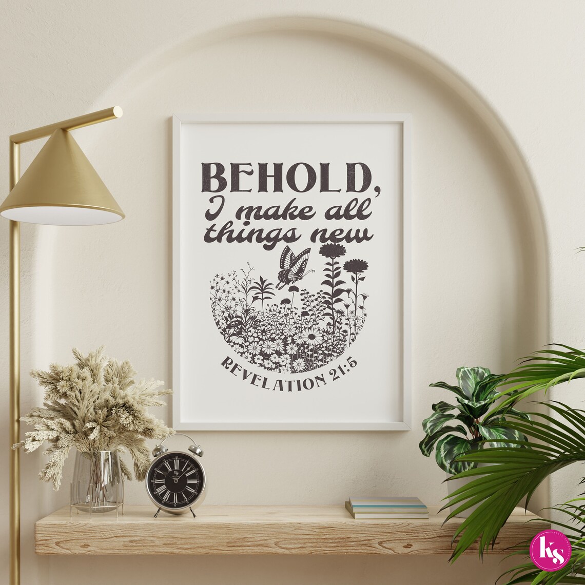 Boho Decorative Poster Scripture Wall Art, Dorm Rooms Decorating ...
