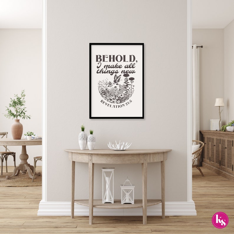 Boho Decorative Poster Scripture Wall Art, Dorm Rooms Decorating ...