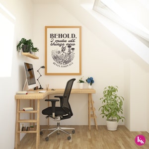 Boho Decorative Poster Scripture Wall Art, Dorm Rooms Decorating ...