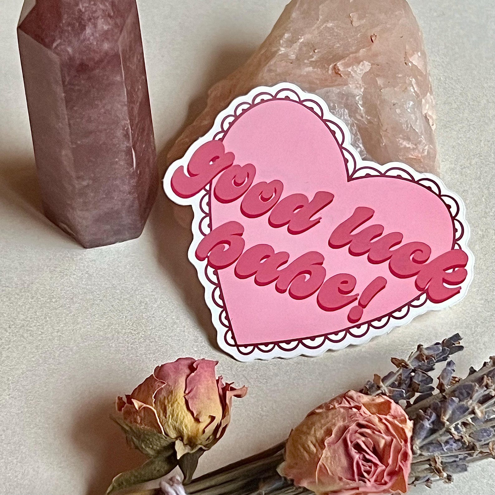 Good Luck Babe Sticker - Etsy