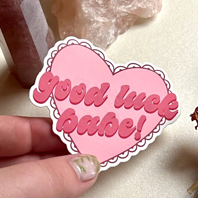 Good Luck Babe Sticker - Etsy