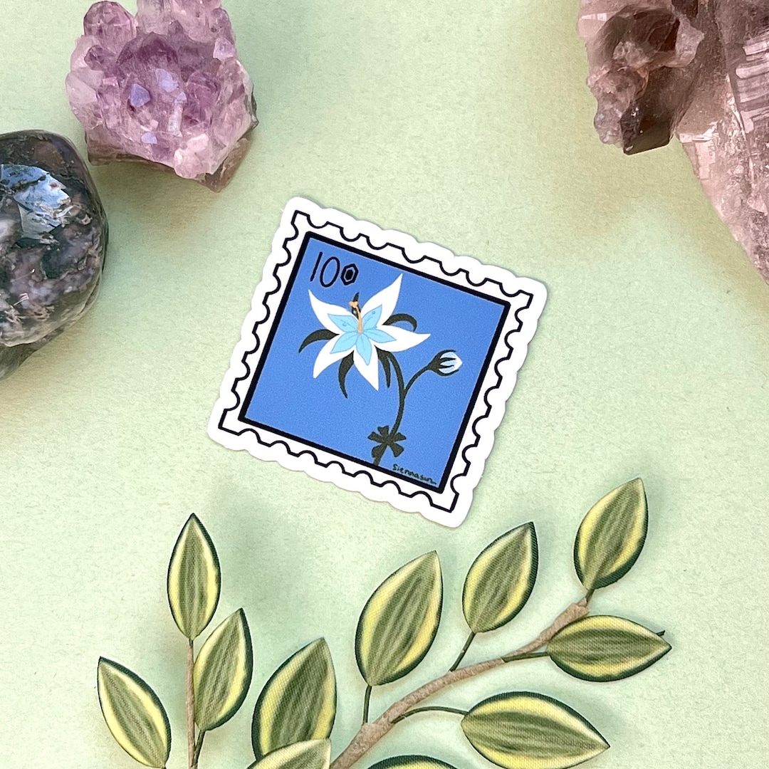 Hyrule Flora Stamp Sticker: Legend of Zelda Vinyl Sticker - Etsy