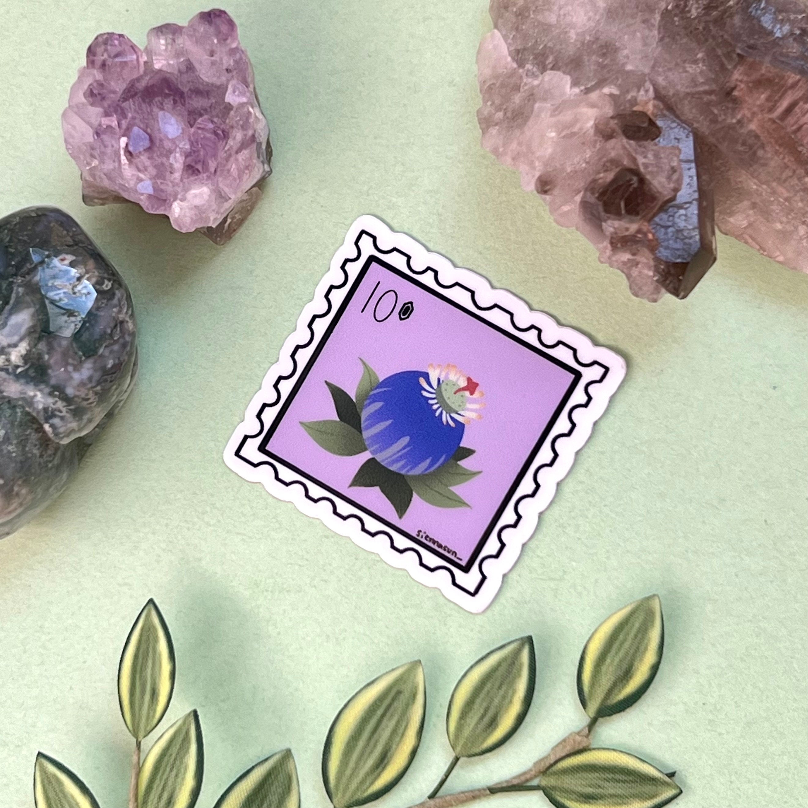 Hyrule Flora Stamp Sticker: Legend of Zelda Vinyl Sticker - Etsy