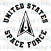 Space Force Logo Circular | SVG, PNG, JPEG - Etsy