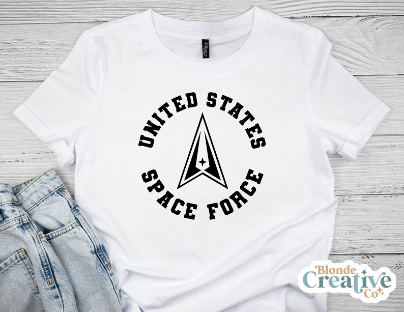 Space Force Logo Circular | SVG, PNG, JPEG - Etsy
