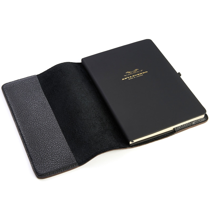 Personalised Refillable Luxury Leather A5 Notepad Journal in - Etsy UK