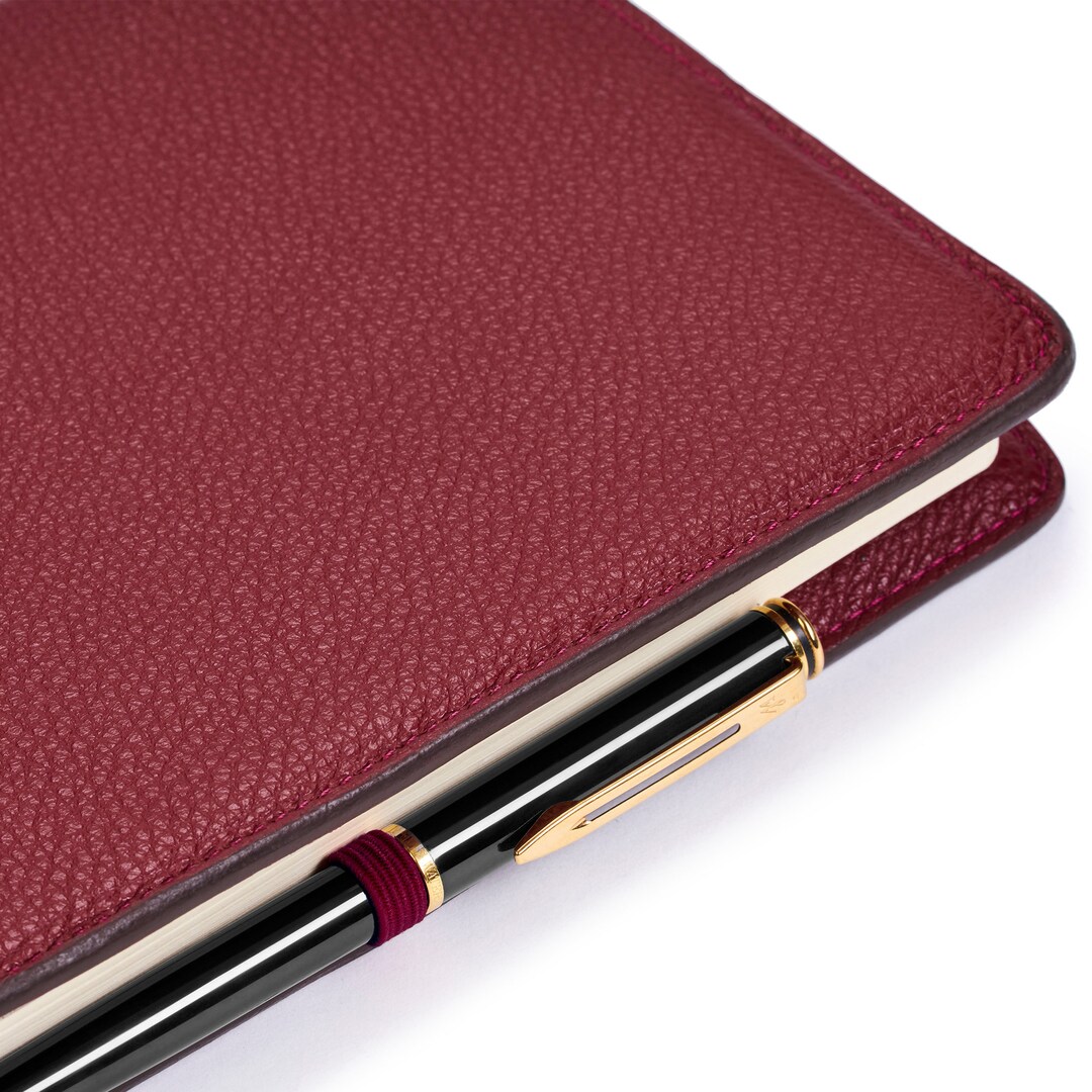 Personalised Refillable Luxury Leather A5 Notepad | Notebook | Journal ...