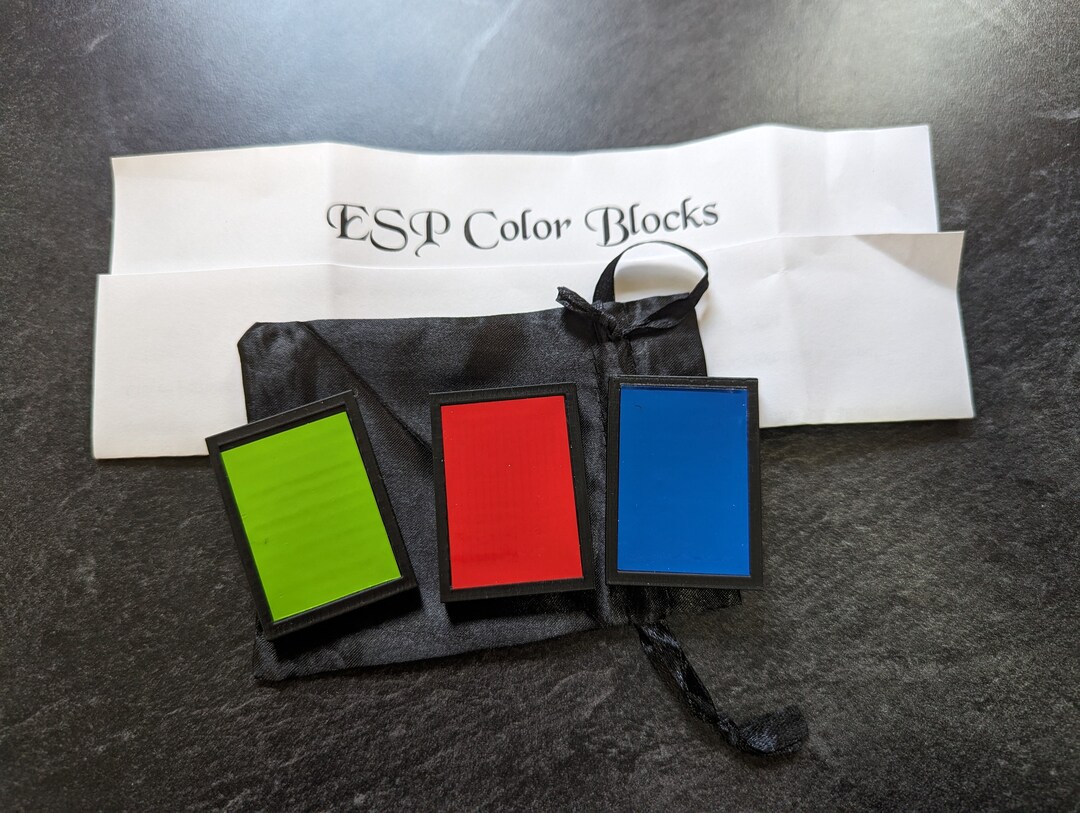 ESP Color Blocks Magic Trick: Easy Close-up Illusion - Etsy