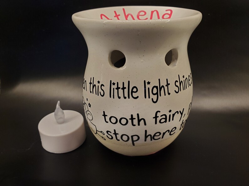 Personalized Tooth Fairy Light Luminary Night Light | Etsy