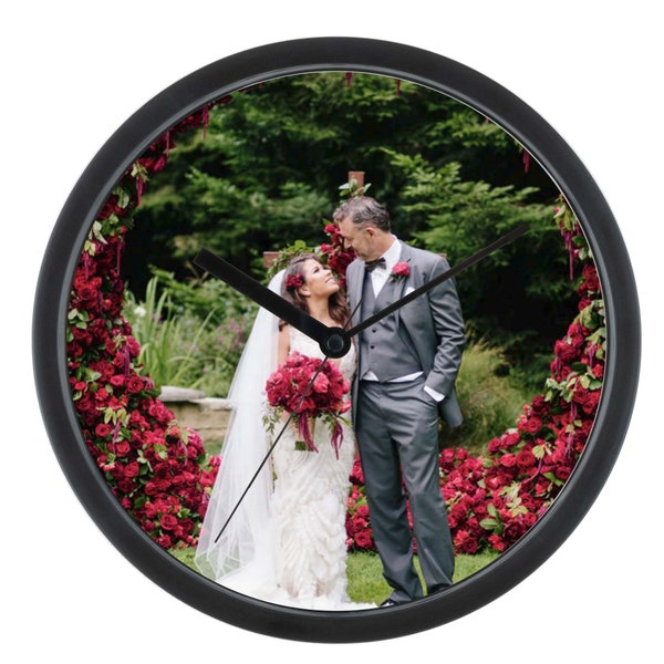 Personalized Photo Wall Clock - Etsy