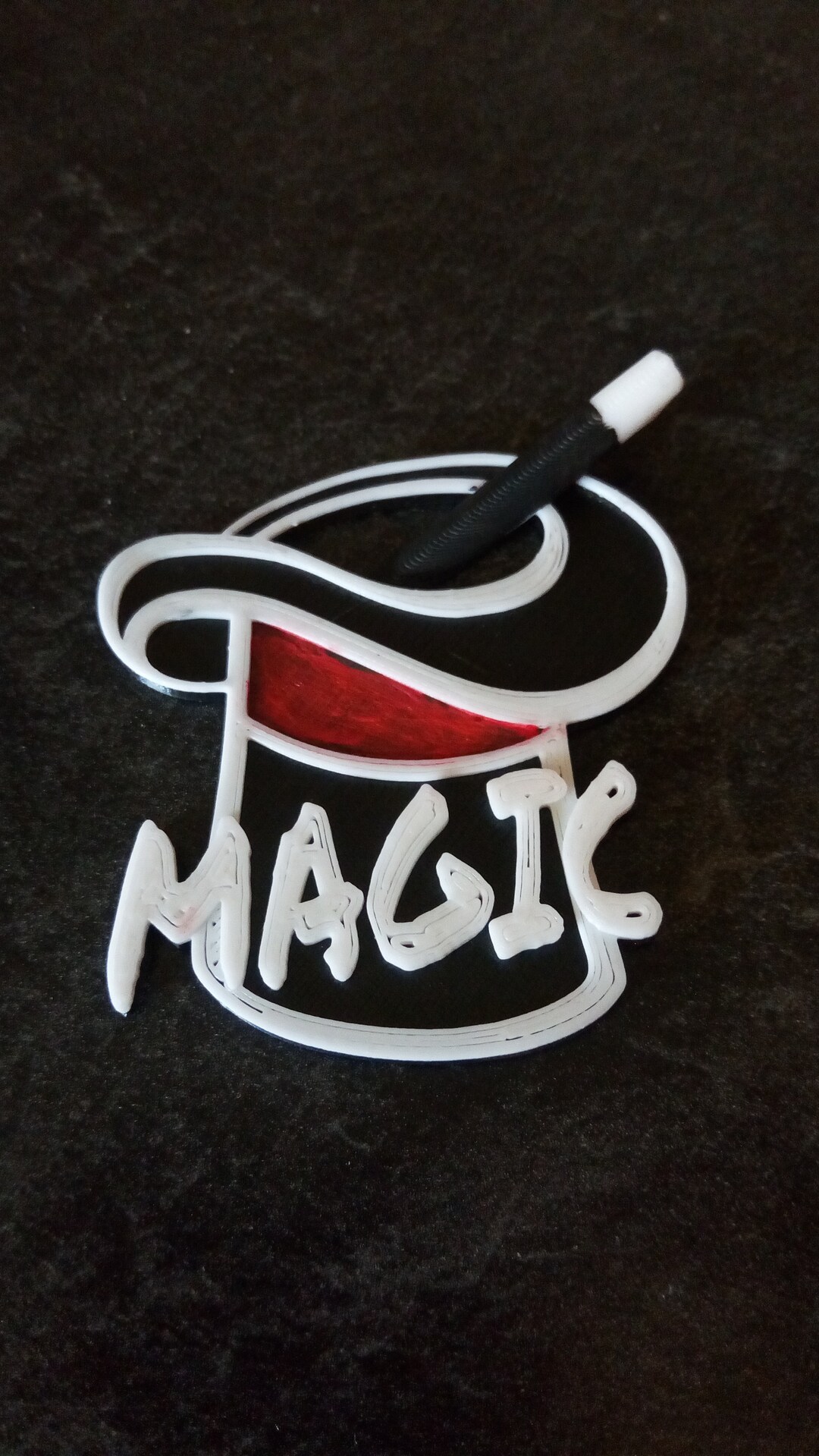 Magician's Magic Top Hat Wand Pin, Party Favors, Magician Brooch, Magic ...