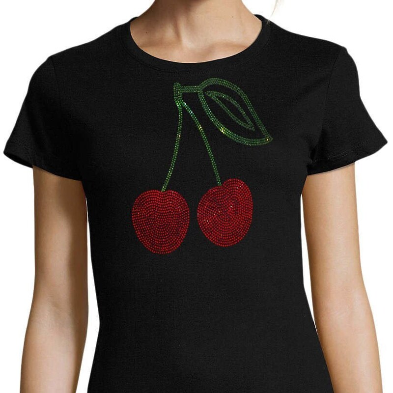 Rhinestone T Shirt - Etsy