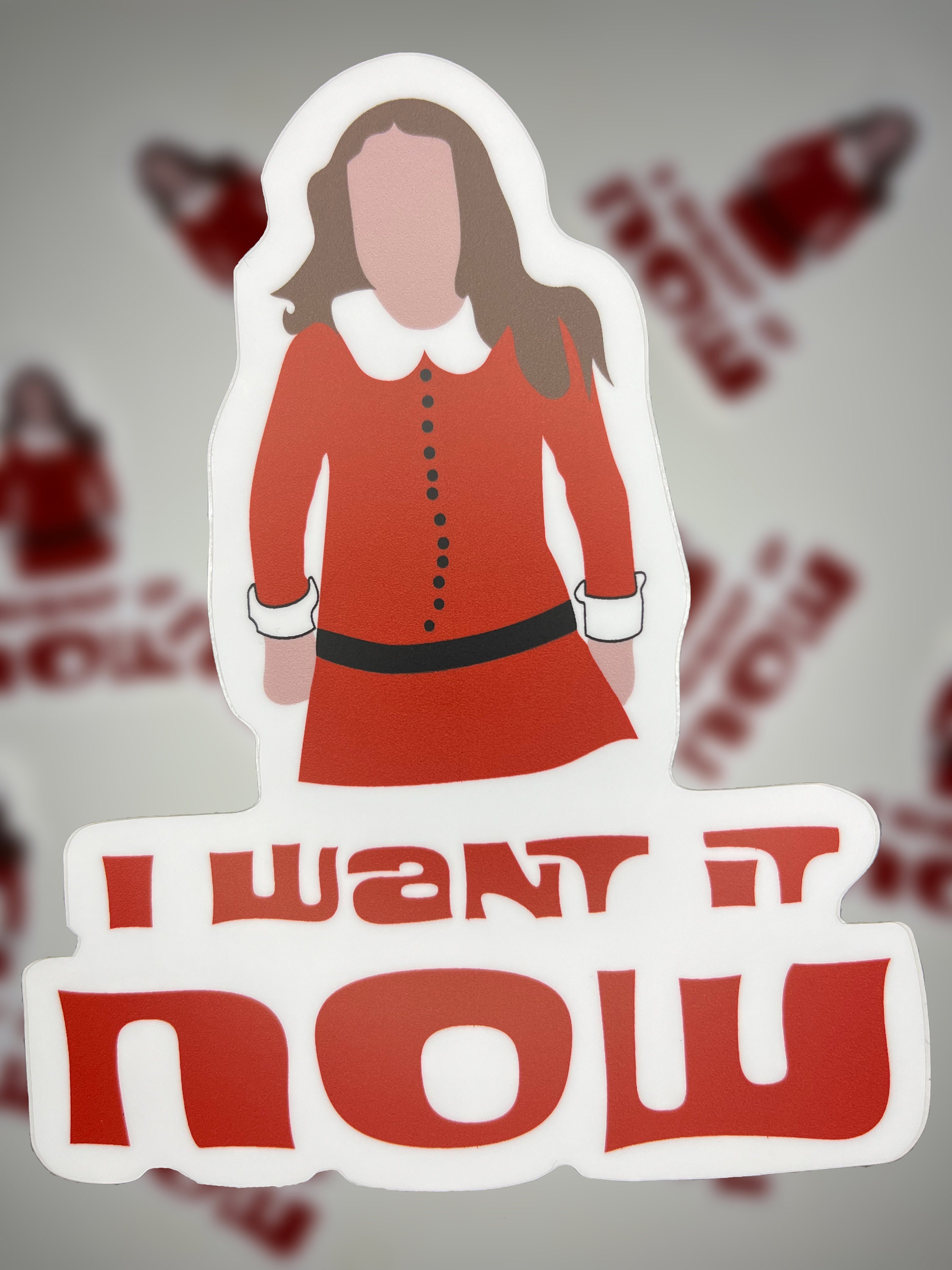 I Want It Now Veruca Salt Sticker - Etsy