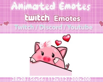 Custom Animated Emote / Custom Animated Twitch Emote / Cute - Etsy