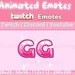 GG Emote Animated Emote Static Emote Emote for Streamer Discord Emote ...
