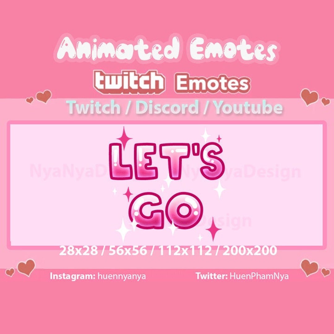 Let's Go Emote / Emote Animado / Emote Estático / Emote - Etsy México