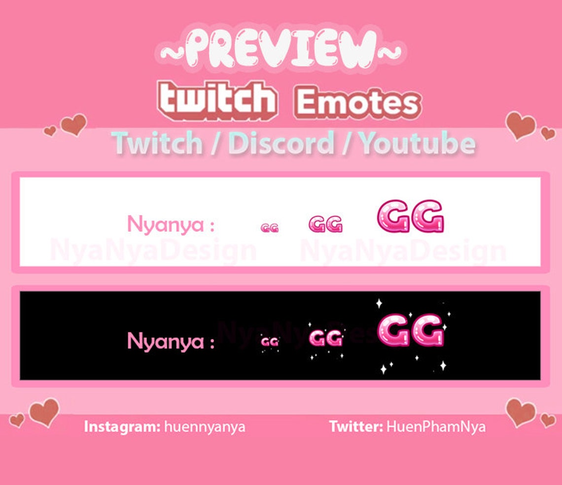 GG Emote Animated Emote Static Emote Emote for Streamer Discord Emote ...