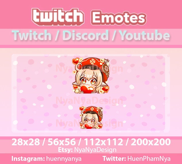 Klee Genshin Impact Emotes Klee Emote Klee Chibi Genshin - Etsy Hong Kong