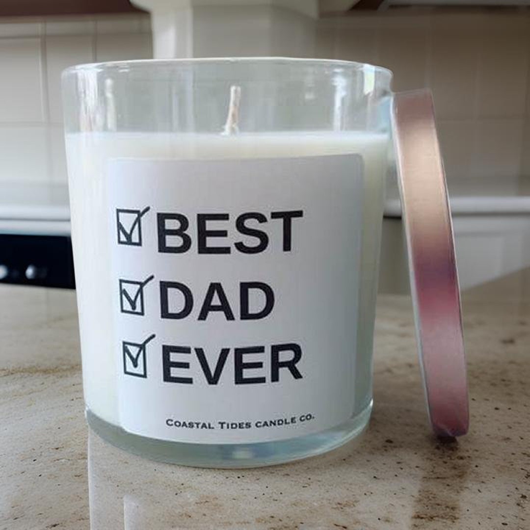 Best Dad Ever Candle Gift | Gifts for Dad | Gifts for Husbands | Father ...