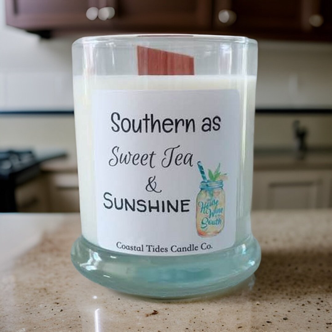 NEW southern as Sweet Tea & Sunshine Candle, Sweet Tea Scented Candle ...