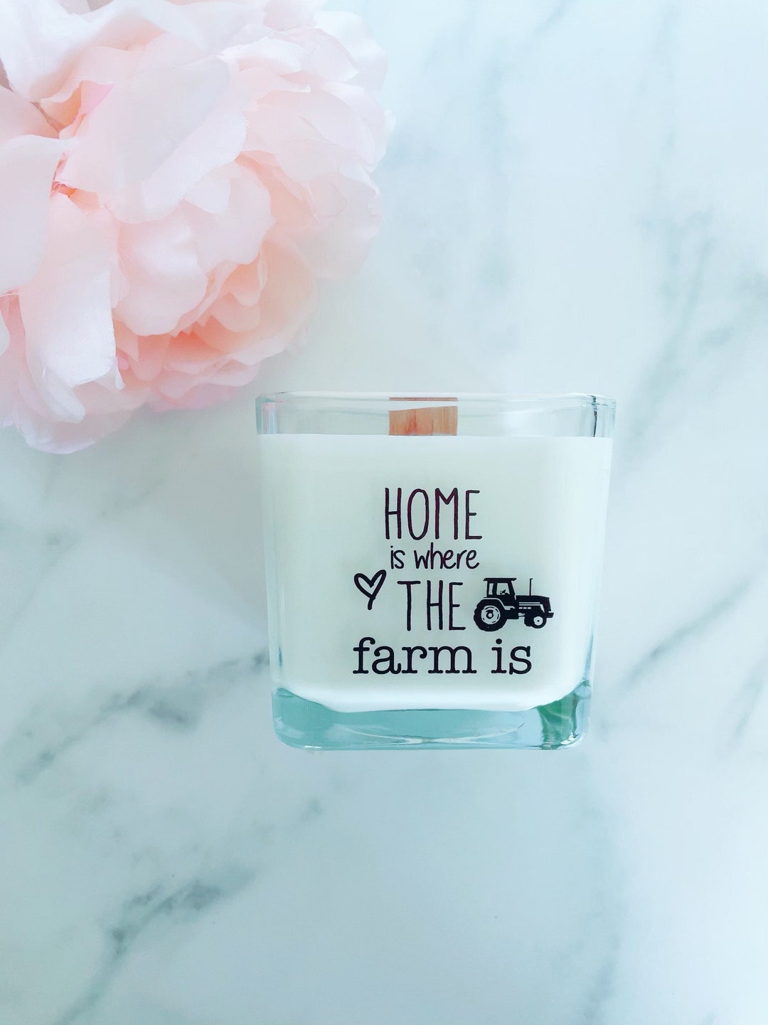 Home is Where the Farm Is Farmhouse Candle Farm Life Gift Farmhouse ...