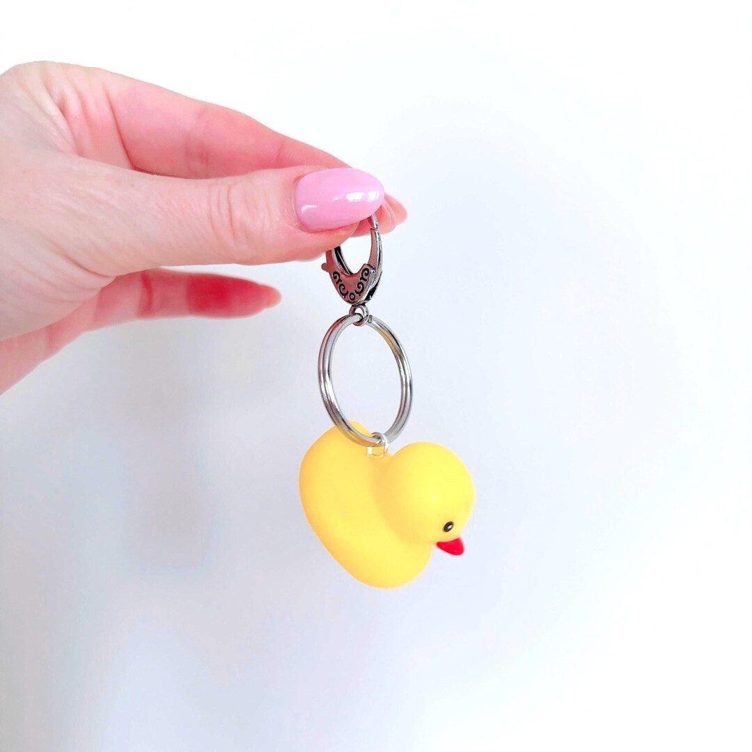 NEW Yellow Rubber Duck Keychain | Jeeping Ducks | Father’s Day Ducks ...