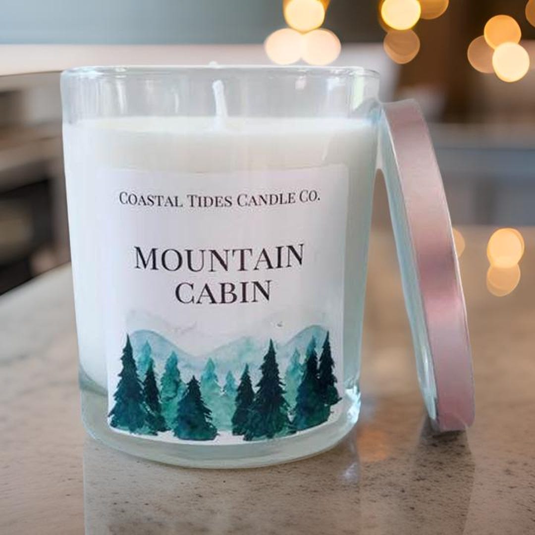 Mountain Cabin Candle | Man Candles | Fall Soy Candles | Summer Cabin ...