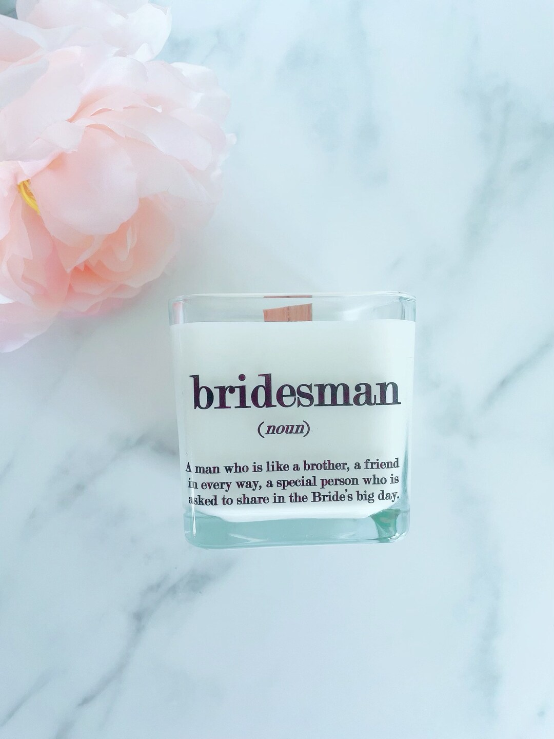 Bridesman Definition Candle Gift, Bridesman Proposal Gift Boxes ...