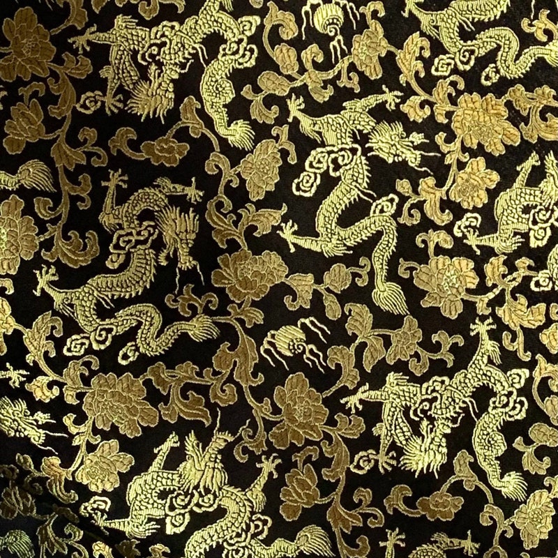 Chinese Silk Fabric - Etsy