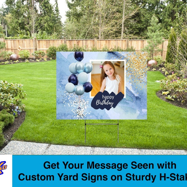 Customizable Birthday Yard Signs - Etsy