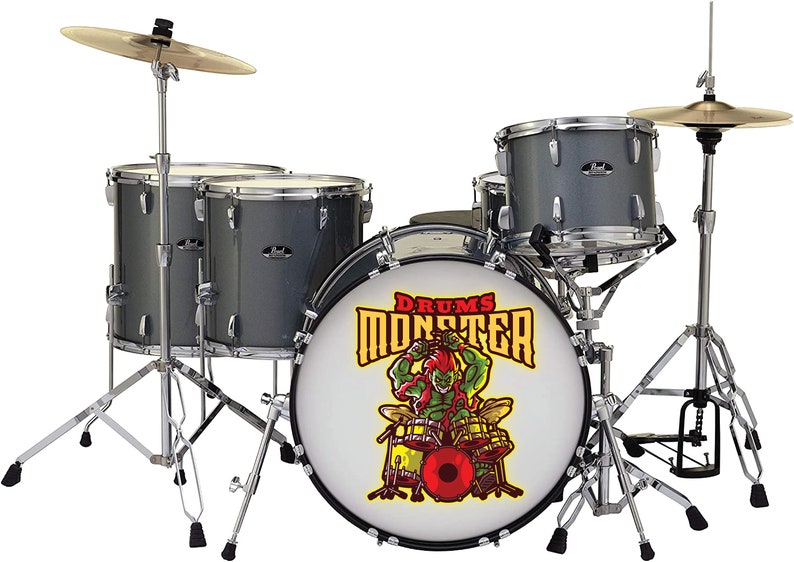 Custom Bass Drum Sticker, Bass Drum Decal, Custom Band Name, Custom ...