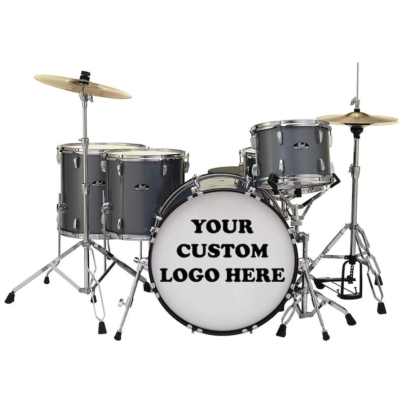 Custom Bass Drum Sticker, Bass Drum Decal, Custom Band Name, Custom ...