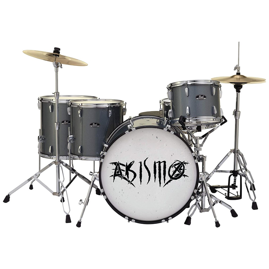 Custom Bass Drum Sticker Bass Drum Decal Custom Band Name - Etsy