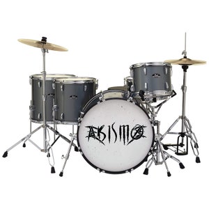 Custom Bass Drum Sticker, Bass Drum Decal, Custom Band Name, Custom ...