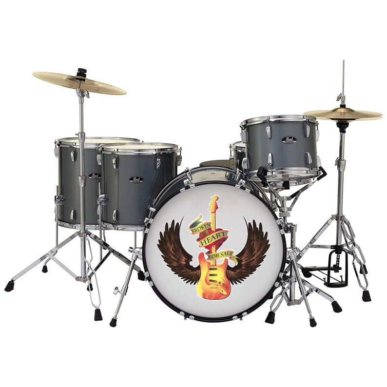 Custom Bass Drum Sticker, Bass Drum Decal, Custom Band Name, Custom ...