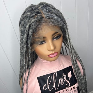Gray Full Lisa Bonet Locs Dreads Wig - Etsy